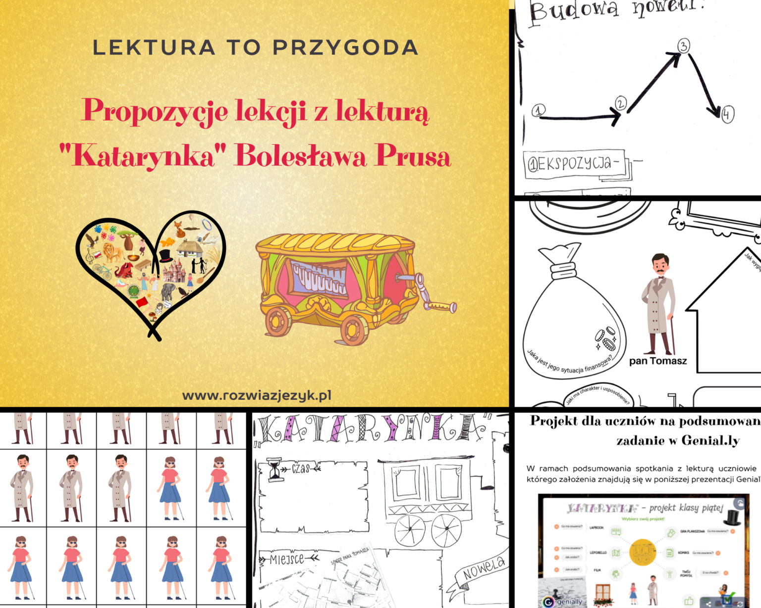 „Katarynka” – propozycje lekcji z lekturą – Rozwiąż język